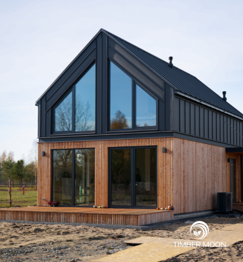 Project - Timber Frame House near Warsaw | Timber Moon